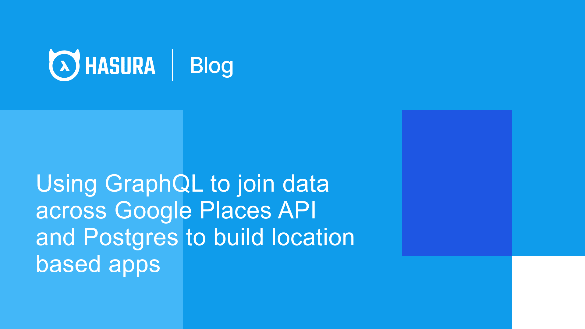 Using GraphQL to join data across Google Places API and Postgres to ... Using GraphQL to join data across Google Places API and Postgres to ...